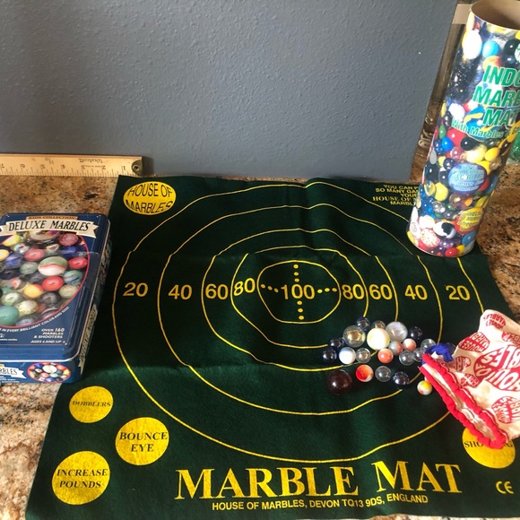 Toys | House Of Marbles Vintage Mat Kit And Tin Of 16 Marbles | Poshmark